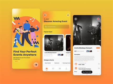 Event Ui Designs Themes Templates And Downloadable Graphic Elements On Dribbble