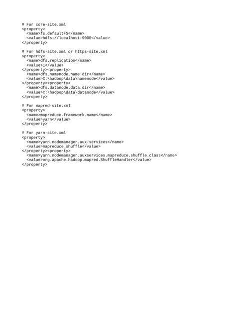 Hadoop Install Config Pdf