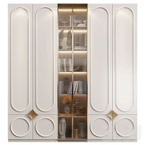 Neoclassical Wardrobe 15 Giyinme Odası Tasarımı Lüks Dolap Ev Için