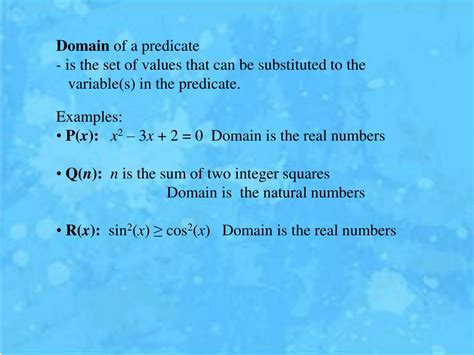 ppt chapter 3 the logic of quantified statements powerpoint