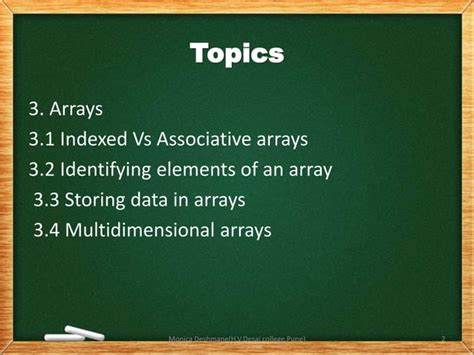 Chap 3php Array Part1 Ppt