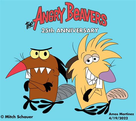 Angry Beavers 25th Anniversary By Artisticamos On Deviantart