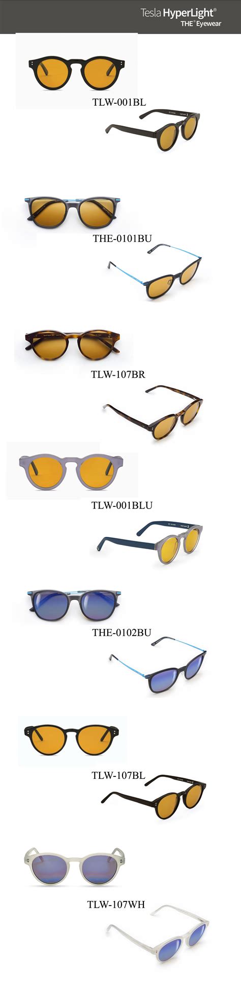 Tesla Hyperlight Eyewear Blue Model The 0102bu Lumia Science