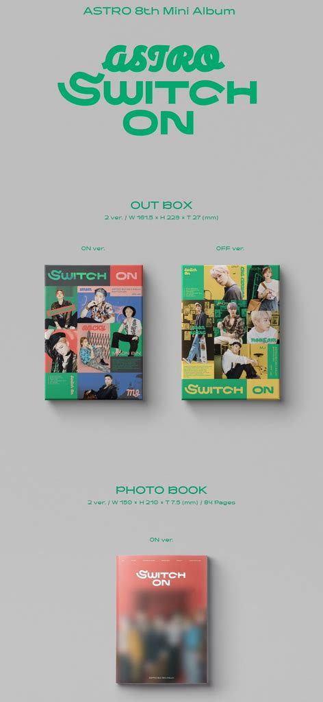 Astro Mini Album Vol 8 Switch On Korean Edition Kyyo