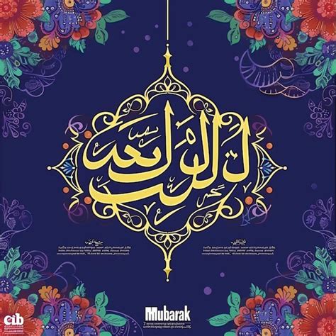Eid Mubarok Vector Premium Ai Generated Vector