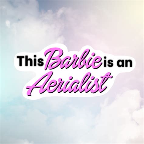 Doll Script Sticker Aerialist Pole Sweets