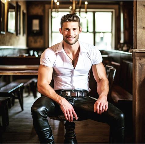Pin By Lars Thomas On Men And Leather Mens Leather Pants Leather