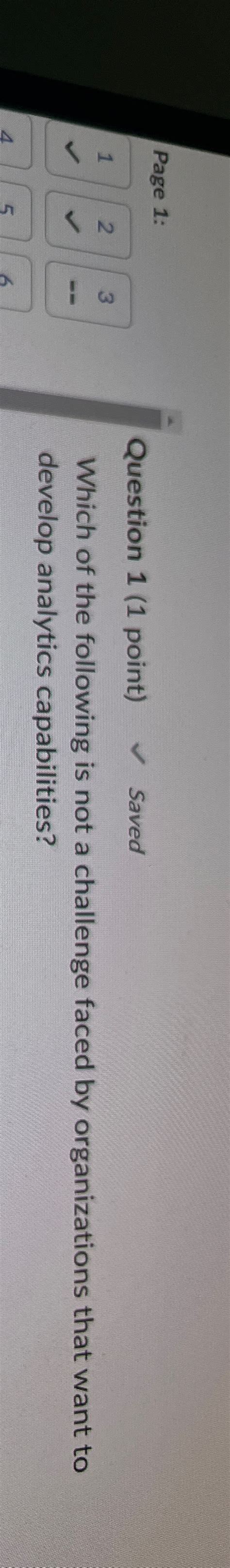 Solved Question 1 1 ﻿point ﻿savedwhich Of The Following
