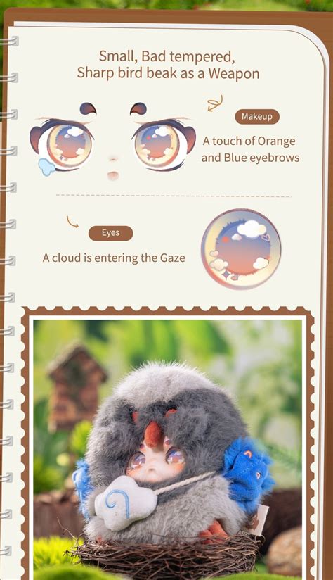 Pipi Homestead Plan Bird Finding Notice Series Plush Blind Box
