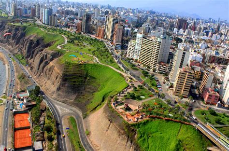 Miraflores Lima Peru Miraflores Peruvian Sunrise