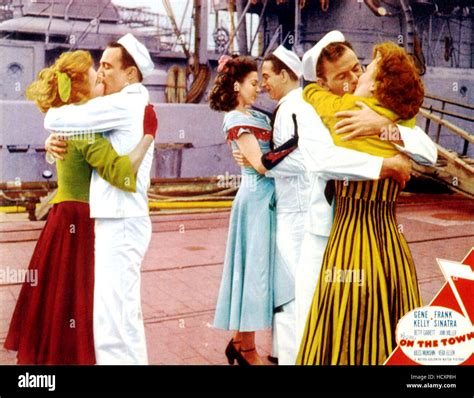 On The Town Vera Ellen Gene Kelly Ann Miller Jules Munshin Frank Sinatra Betty Garrett