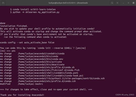 ubuntu 20 04 anaconda3 环境配置与常用命令 ubuntu20 04 anaconda 环境变量 csdn博客