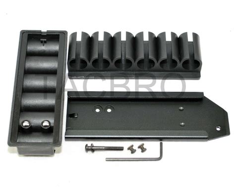 Mossberg 500 12 Ga 6 Shell Carrier Holder Side Saddle With Extra Holder