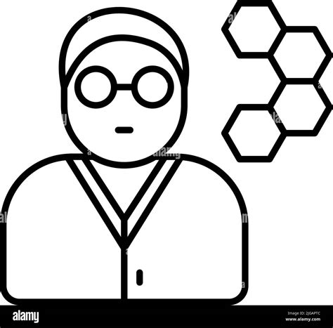 Scientist Icon Simple Thin Line Outline Vector Of Biology Icons For Ui And Ux Website Or