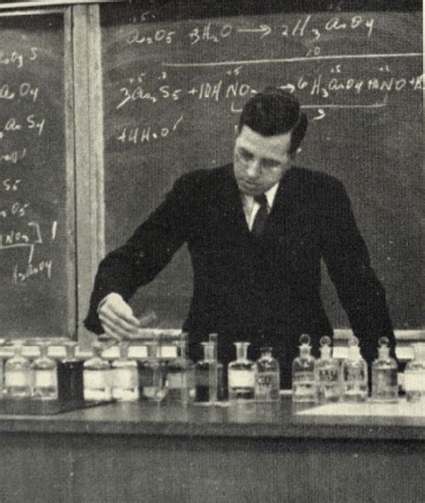 Arthur C Cope Performing A Classroom Demonstration At Bryn Mawr