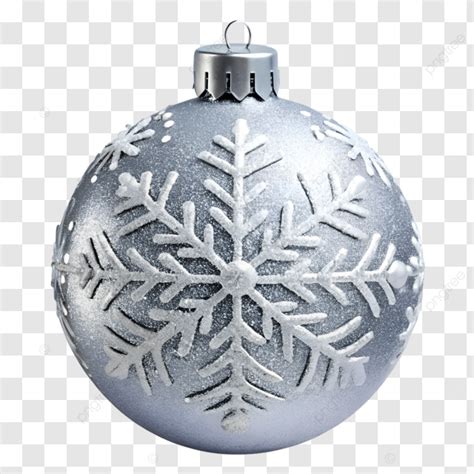 은색 크리스마스 장식품과 눈송이 클립 아트 은색 눈송이 장식 서리로 덥은 크리스마스 값싼 물건 겨울 휴가 장식 Png 일러스트 및 이미지 에 대한 무료 다운로드