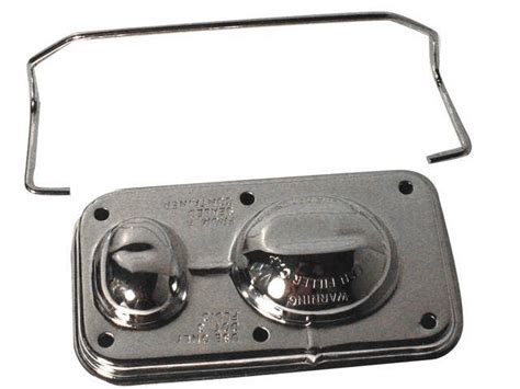 Master Cylinder Reservoir Cap Cover W Single Bail Chrome Finish