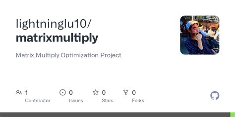 GitHub Lightninglu Matrixmultiply Matrix Multiply Optimization Project