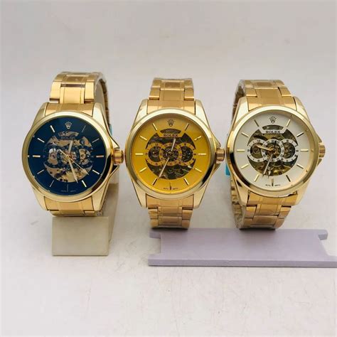 Golden Rolex Watch Automatic At ₹ 1200piece In Mumbai Id 2851674069662