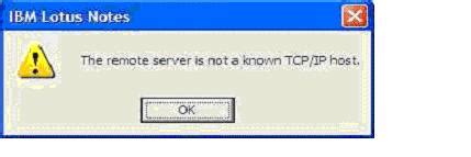 TCP Error On Lotus Notes Techyv Com