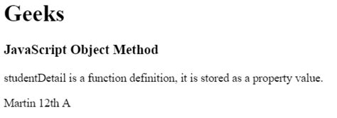 Javascript Méthodes Dobjet Stacklima