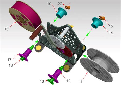 Cell Spool Winder By Sergiu Makerworld Download Free 3d Models