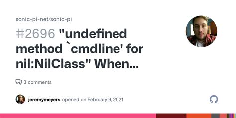 undefined method `cmdline for nil nilclass when trying to boot on