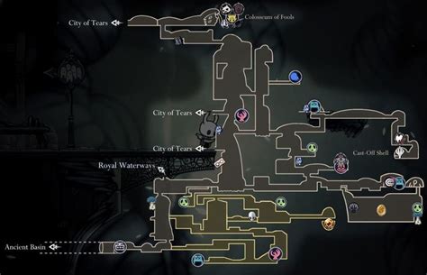 Hollow Knight Crystal Peak Map Teravar