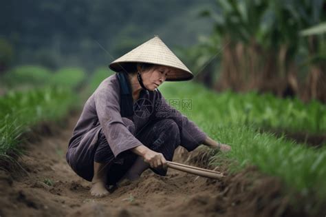 农民在田地里种植高清图片下载 正版图片600185555 摄图网