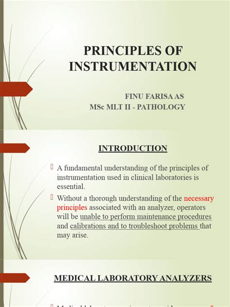 Principles Of Instrumentation Pdf Spectrophotometry Fluorescence Spectroscopy