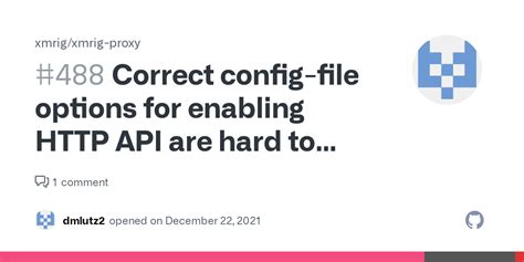 Correct Config File Options For Enabling API Are Hard To Find Issue Xmrig Xmrig