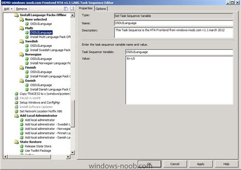 Customising Windows 7 Deployments Part 6 Adding Multiple Keyboard