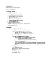 Pet Bag Pseudocode Docx John Missihoun IT 145 Found In App Development Module One Assignment