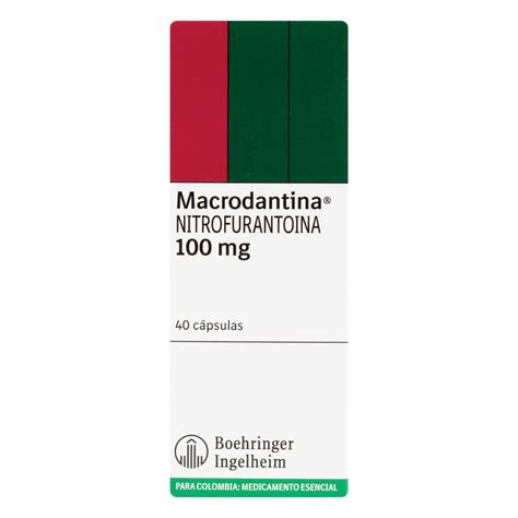 Macrodantina 100 Mg 40 Capsulas