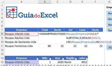 Subtotal Com S Subtotal S Guia Do Excel