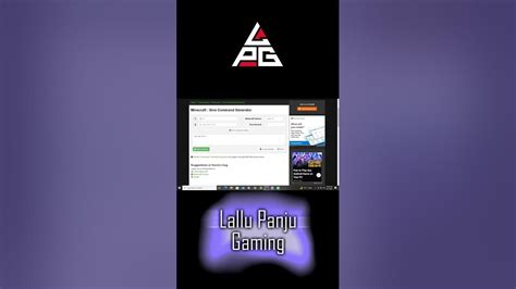 Minecraft Op Commands Generator Like For Detailed Video Youtube