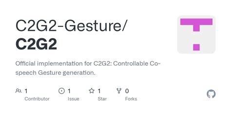 GitHub - C2G2-Gesture/C2G2: Official implementation for C2G2 ...