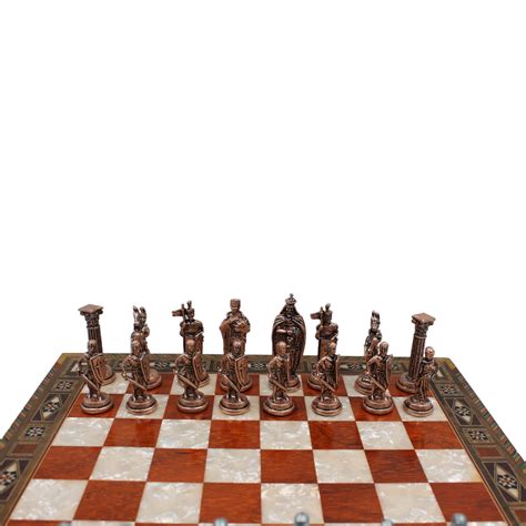Rose Color British Chess Set Silver And Golden Chess Pieces Original