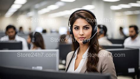 Focused Virtual Assistant Call Center Image 4080 X 2304 Px