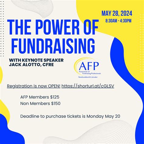 I Am Excited To Be Going To The Afp Newfoundland And Labrador Chapter