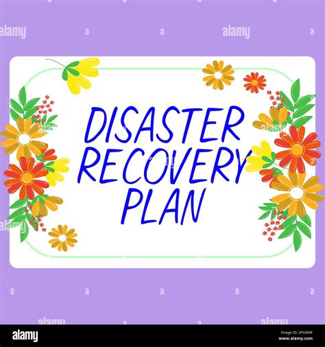 Conceptual Caption Disaster Recovery Plan Word Written On Having Backup Measures Against
