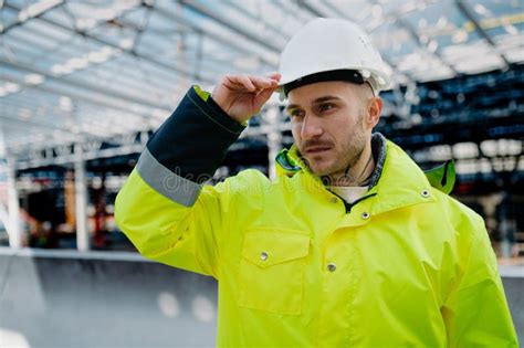 Construction Workers At Work On Modern Building Site Stock Image Image Of Structure Ground