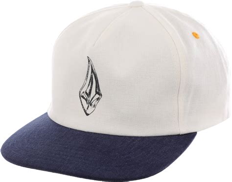 Volcom Skate Vitals Snapback Hat Whitecap Grey Tactics