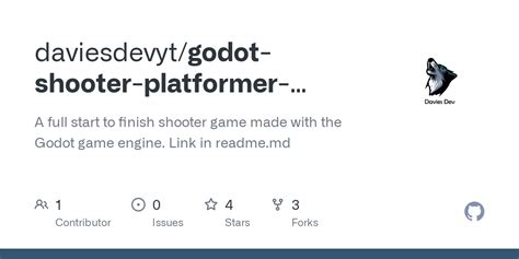 Github Daviesdevytgodot Shooter Platformer Series A Full Start To Finish Shooter Game Made