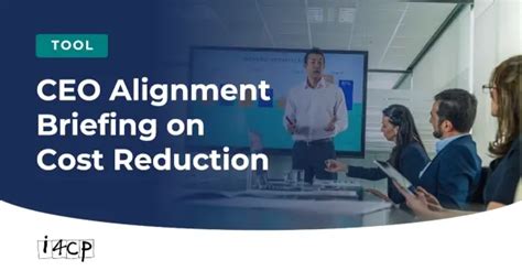 Ceo Alignment Briefing Tool Rightsizing And Cost Reduction