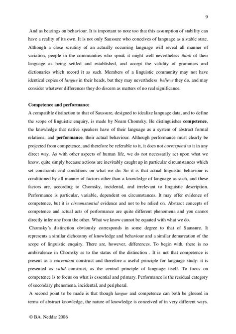 scopes of linguistic description 1