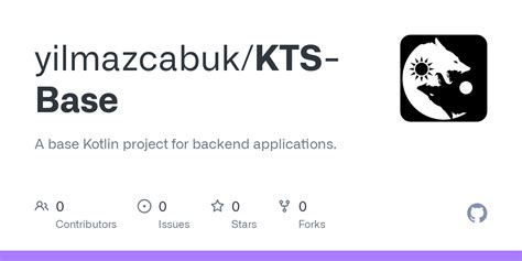 GitHub Yilmazcabuk KTS Base A Base Kotlin Project For Backend Applications