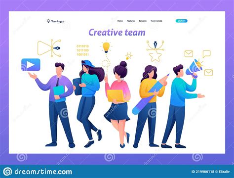 Web Designer And Programmer Working At Desktop Computer Cartoon Woman
