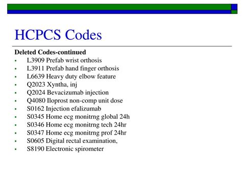 Ppt 2010 Cpt And Hcpcs Powerpoint Presentation Free Download Id290612