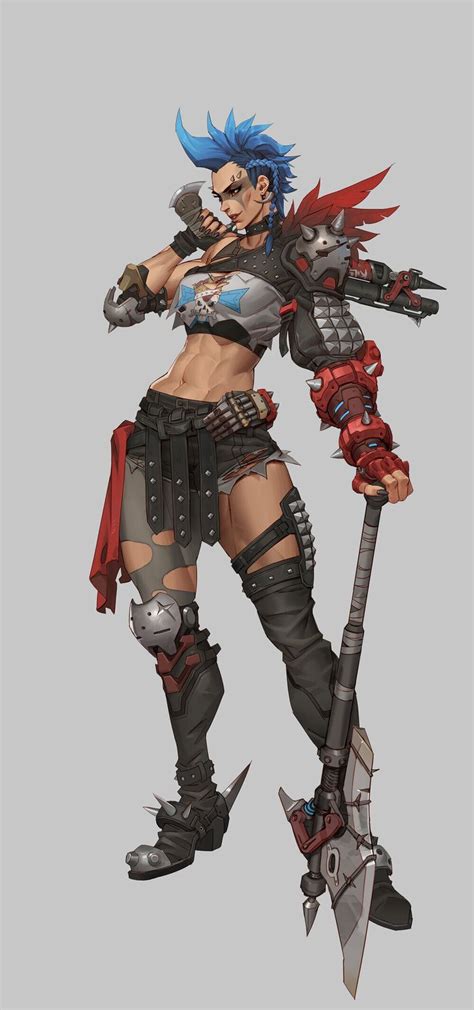 Overwatch 2 Junker Queen Character Design Game Character Design